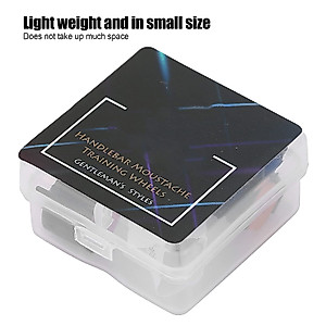 Handlebar Mustache Training Wheel, 1 Pair Wood Gel Handlebar Mustache Training Wheels, Training Wheel For Mustache Training Wheels