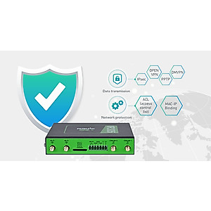 InHand Networks IR305 Industrial Iot LTE 4G VPN Router, 5 Ethernet Port, Dual sim, Wan failover, DI/DO Port, Remote Connection, Link Backup, Mu-mimo, VLAN. Support AT&T, T-Mobile & Verizon (CAT6)