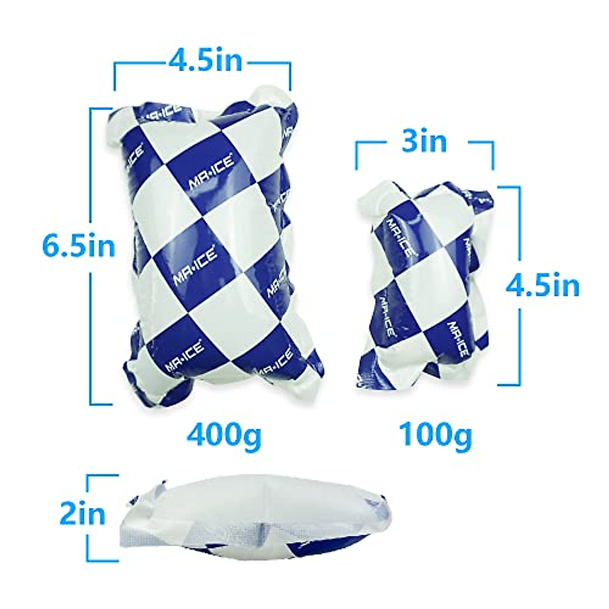 Shipping Cold Packs Ice Pack Sheets for Coolers Reusable, Ice Pack for Shipping Frozen Food, Shipping Dry Ice Pack Freezer Pack for Lunch Bag Long Lasting Cool Packs for Shipping, 6.9" x 4.7" 15 Packs