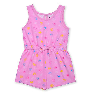 Nickelodeon Baby Shark Girl's 2 Pack Romper Shorts for Infant and Toddler – Pink/Grey