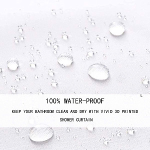 Coastal Sea Creature Shower Curtains,Farmhouse Blue Wooden Stripes Bath Curtain,Starfish Cloth Fabric Bathroom Decor Set with Hooks,78" Long