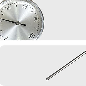 CAZSTYK Stainless Steel Milk Temperature Gauge Practical Kitchen for Baking