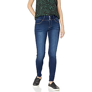 WallFlower Women's Size Juniors InstaSoft High-Rise Sassy Skinny Jeans (Standard, Riverton, 20 Plus
