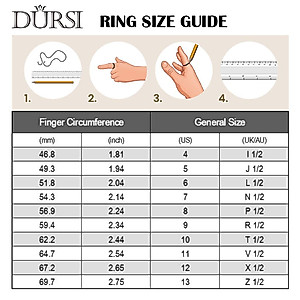 DURSI Spinner Ring for Women Men Fashion Stainless Steel Fidget Ring for Anxiety Sand Blast Finish 6MM / 8MM (Black 6mm, 4)