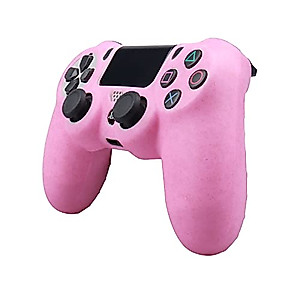 RALAN Controller Skin for PS4 Glitter Anti-Slip Silicone Cover Protector Compatible with PS4 Slim/PS4 Pro Wireless/Wired Gamepad Controller with 4 Cat Paw Thumb Grip Caps & Black Pro Thumb Grip x 8.