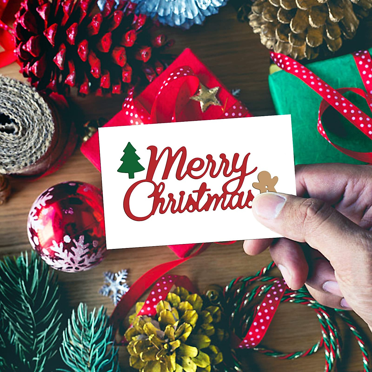 INFUNLY Word Die Cuts for Card Making St. Patricks Day Metal Cutting Dies Happy Easter Word Cut Die Holiday English Words Die Cuts for DIY Scrapbooking Photo Album Paper Decorative Happy Birthday