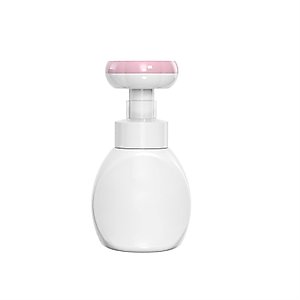 Soap Pump Dispenser 300ml Flower Liquid Soap Dispenser Floral Foam Soap Bottle Pump Plastic Pressing Type Soap Dispenser, for Bathroom Kitchen Home Hotel Bottles Dispenser (Color : Gray)