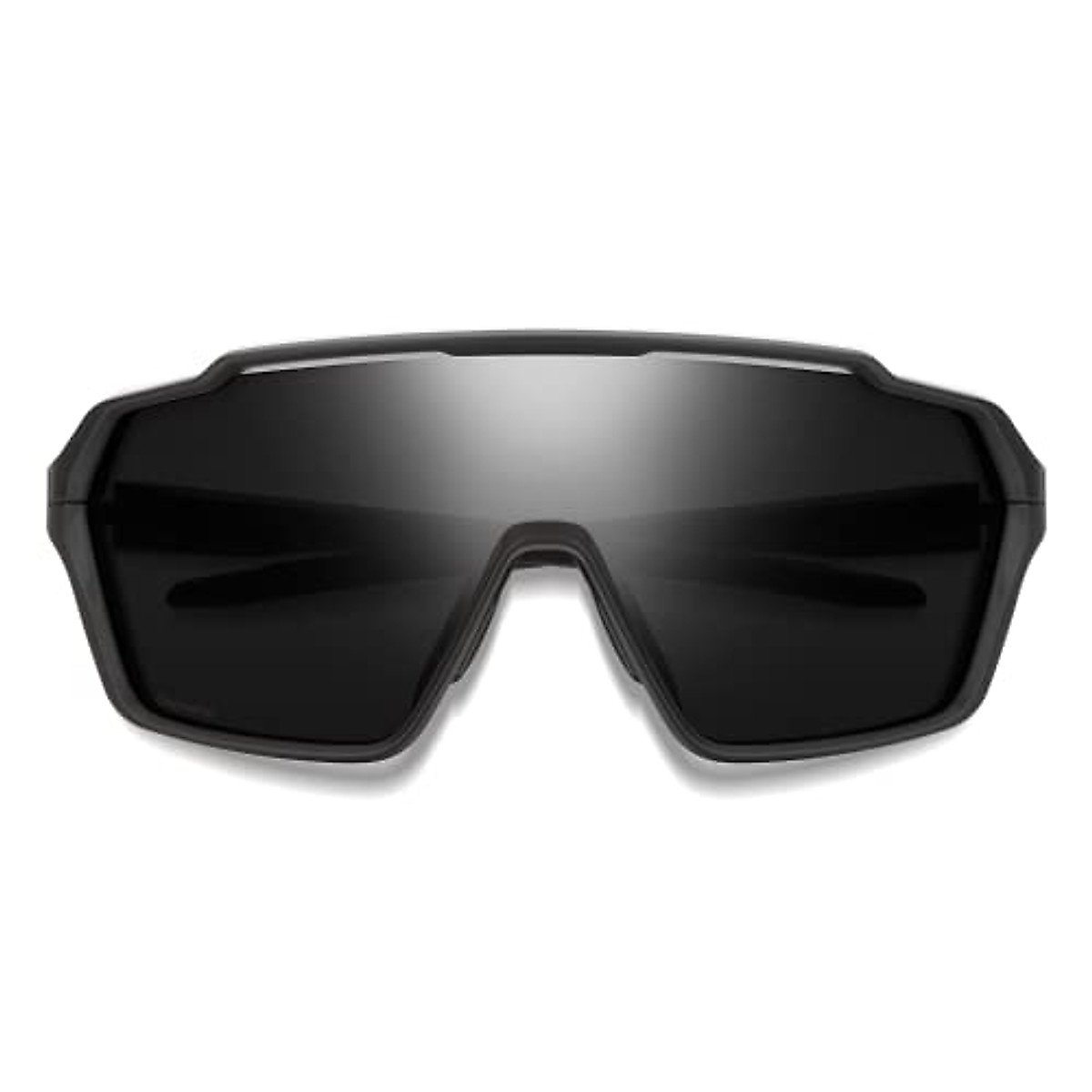 SMITH Optics Shift MAG Sunglasses – Shield Lens Performance Sports Sunglasses for Running, Biking, MTB & More – For Men & Women – Black + Photochromic Grey to Clear Chromapop Lens