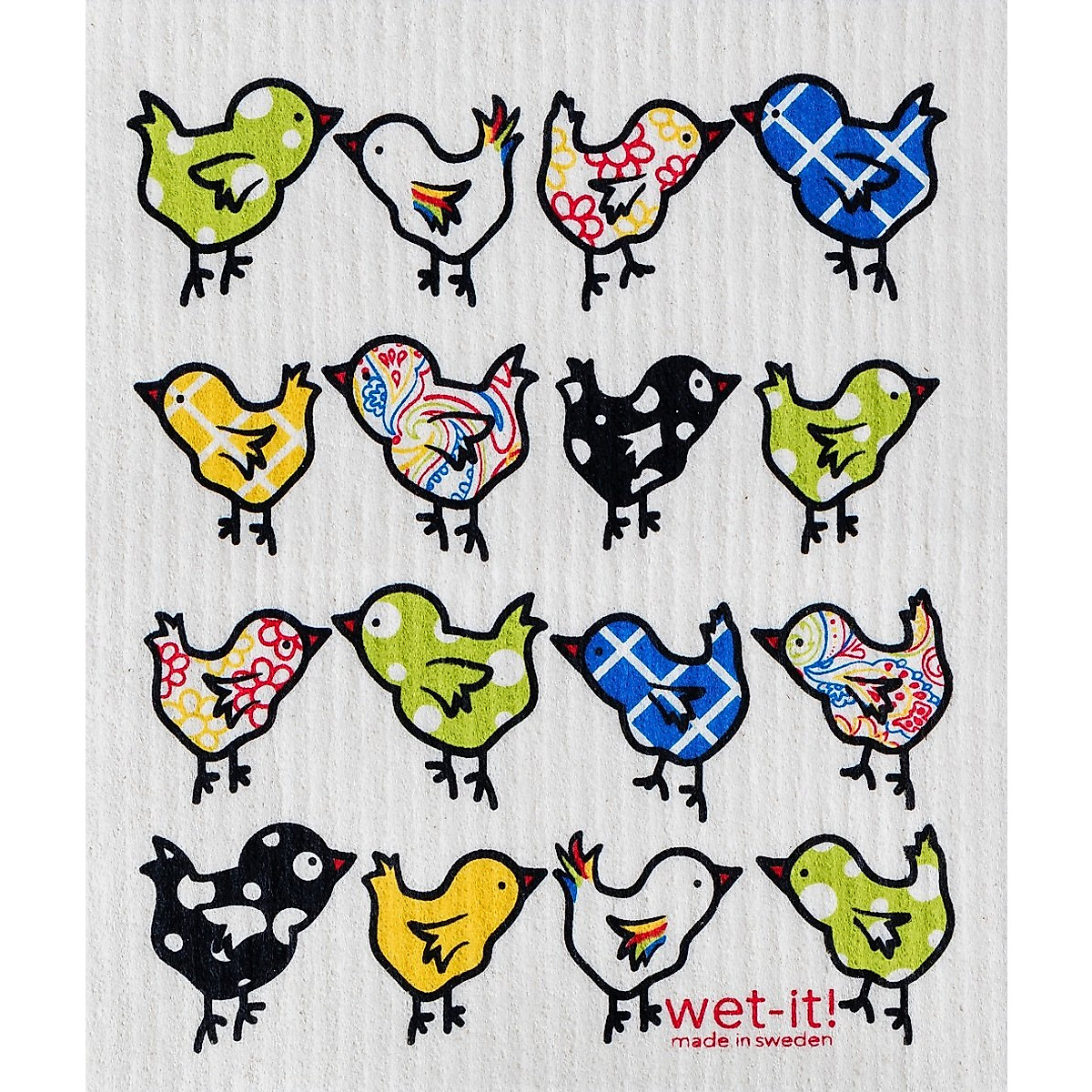 Wet-It! Swedish Dishcloth (Little Chicks)