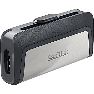 Sandisk Ultra Dual - USB Flash Drive - 64 GB - Gray