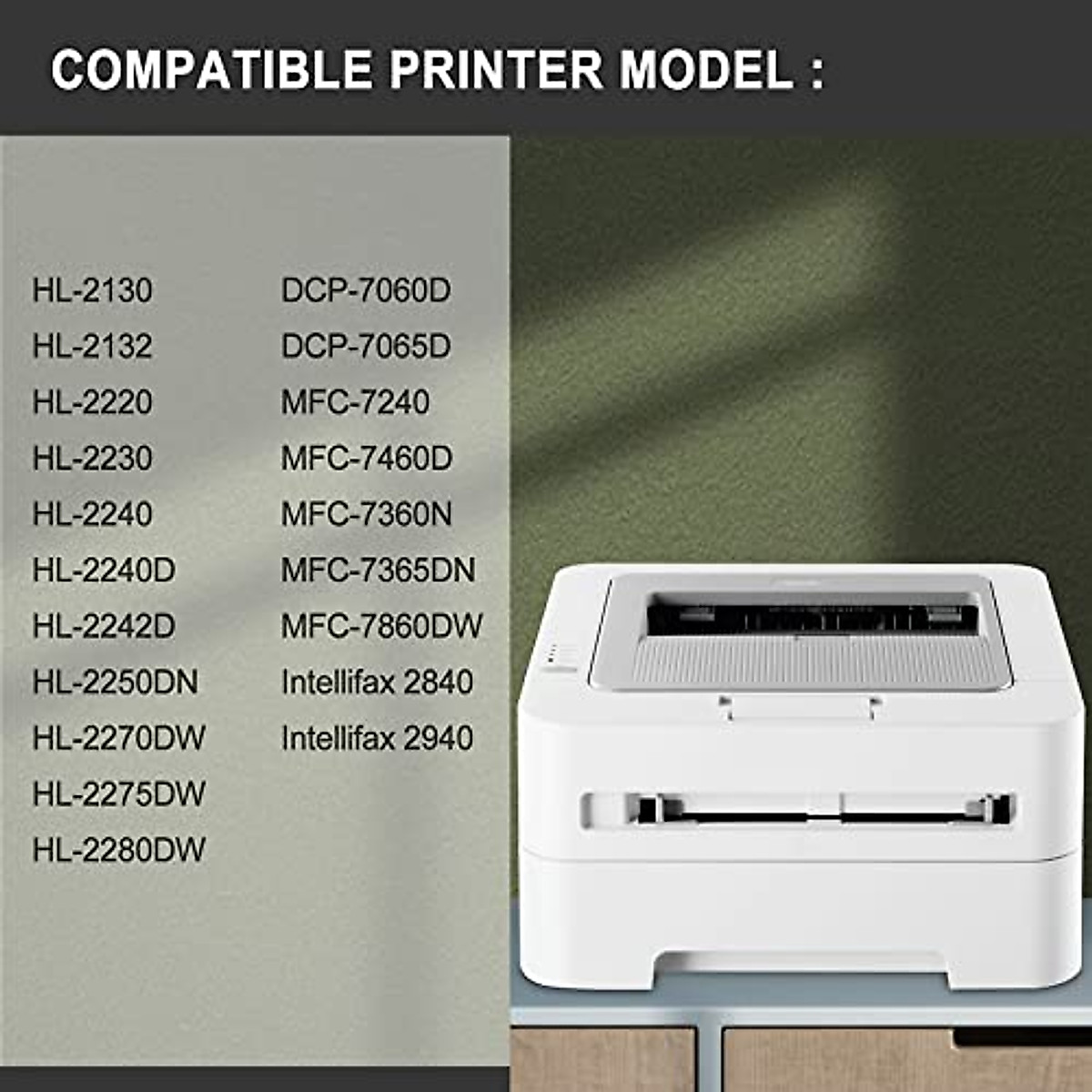 DRAWN [1,700 Yield] 1-Pack TN-420 TN420 Black Toner Cartridge Compatible Replacement for Brother HL-2220 2230 2240D 2242D 2240 2130 2132 2270DW 2280DW 2275DW 2250DN Intellifax 2840 2940 Printer Ink