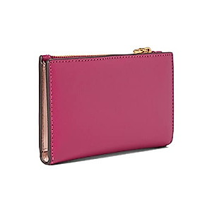 Kate Spade New York Morgan Saffiano Leather Small Slim Bifold Wallet Plum Liqueur One Size