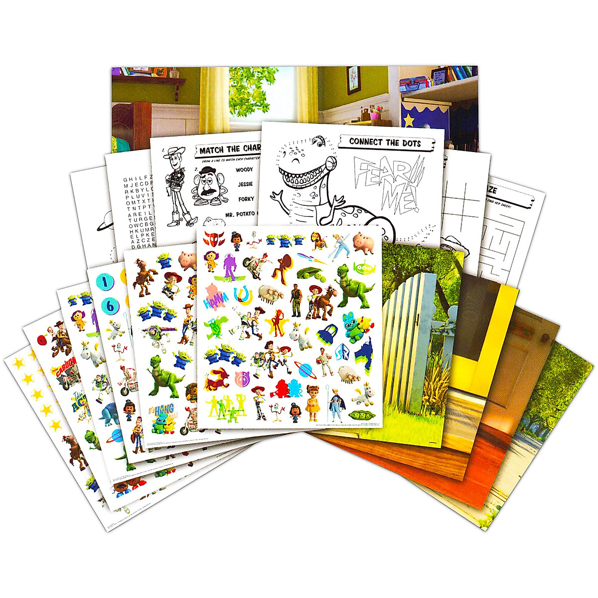 Toy Story Bedspread Twin Set - Bundle with Buzz and Woody Quilted Blanket Plus Stickers, More | Toy Story Twin Bedding Set for Kids