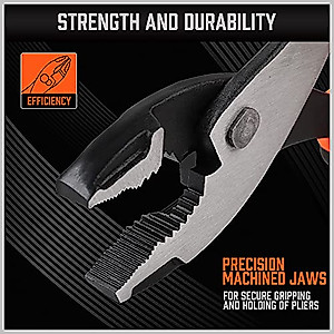 HORUSDY 8-Inch Slip Joint Pliers