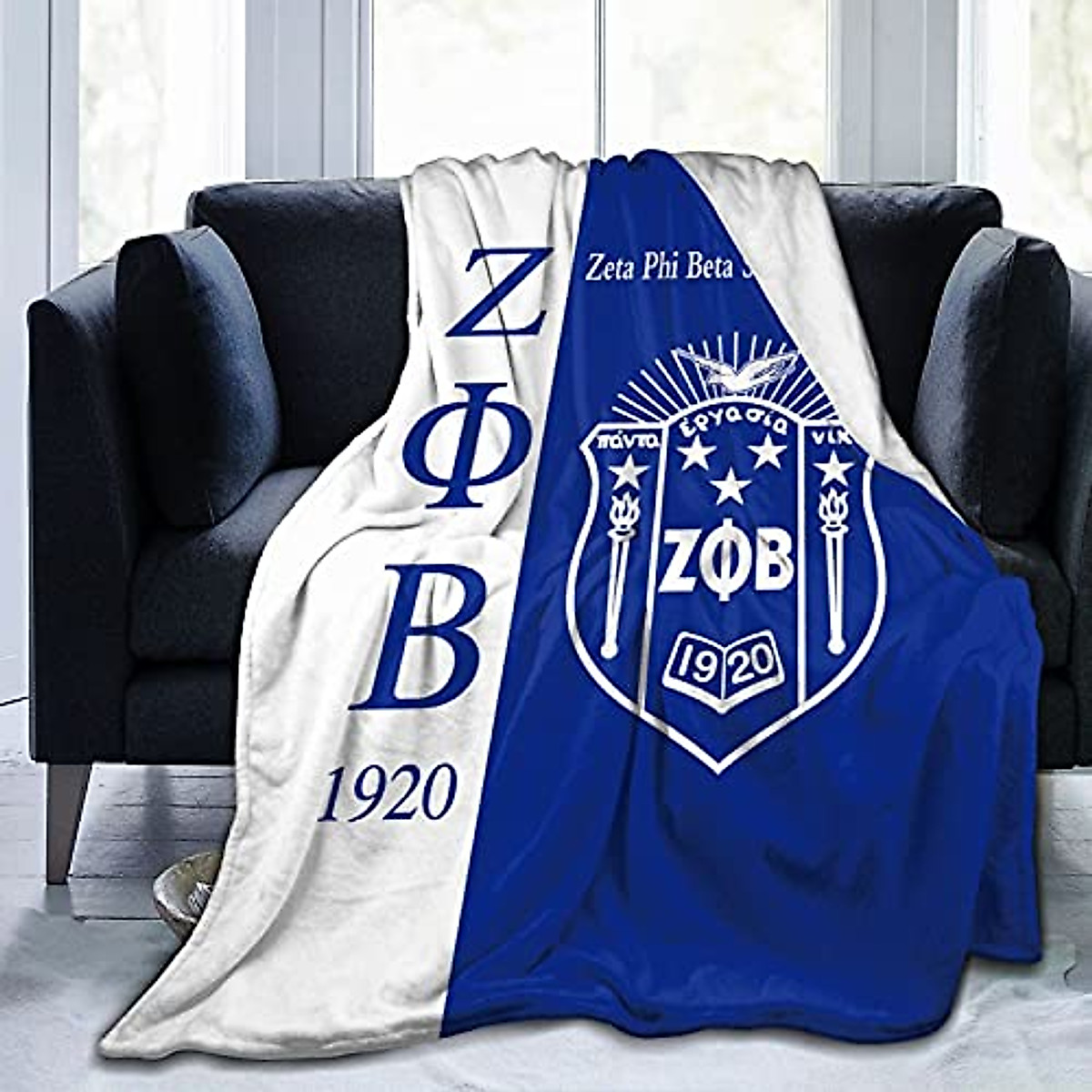 Blanket Sorority Gifts Plush Lightweight Soft Flannel Fleece Throw Blankets Bedding for Bed Sofa Couch Living Room 50"x40"