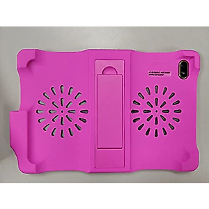 10.1 Inch Kids Tablet,Android 12 Tablet for Kids with Parent Control,1280x800 HD IPS,3GB+32GB,6000mAh Dual Camera WiFi Bluetooth Tablet,Children Tablet with Shock-Proof Case YouTube Netflix(Pink)