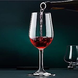 Red Wine Glasses Set,10 OZ Clear Wine Glass with Stem,Premium Crystal Long Stemware Elegant White Wine Glassware for Drinking,Wine,Restaurants,Parties,Wedding,12 Pack