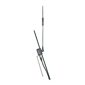 Tram 1191 50-Watt Pretuned Dual-Band 144 MHz to 148 MHz VHF/440 MHz to 450 MHz UHF Amateur Radio Antenna Kit with Glass Mount and Cable