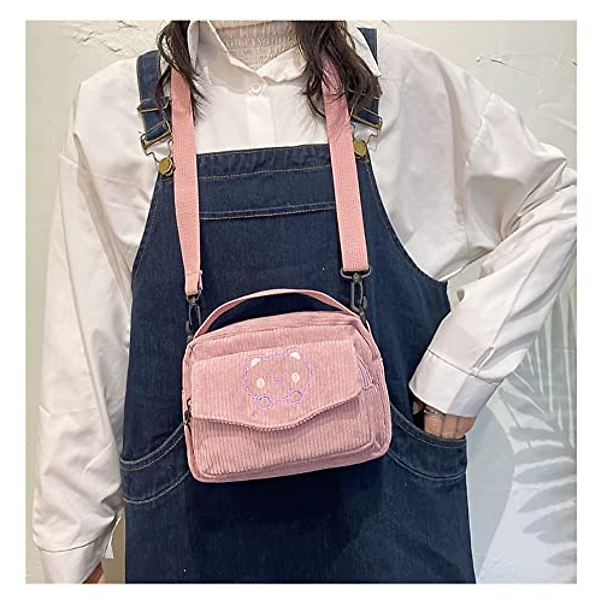 Crossbody Bags for Women Corduroy Hobo Bag Small Cell Phone Purse Cute Tote Bags Satchel Bag Shoulder Bag Handbag 2023