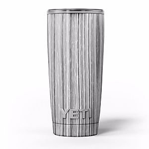 Design Skinz Textured Gray Dyed Surface - Skin Decal Vinyl Wrap Kit Compatible with The Yeti Rambler Cooler Tumbler Cups
