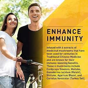 Enerhealth Botanicals Cocoa Mojo – Certified Organic Hot Chocolate Peruvian Cocoa Mix, Sweetened with Low Glycemic Coconut Palm Sugar and Infused with 6 Mushroom Extracts to Boost Immunity – 12 oz