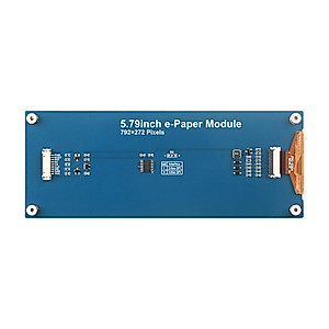 Qsvbeeqj 5.79inch E-Papers E-Inks Display 792x272 Resolution SPI Interfaces Communication Black/White Suitable for Industrial Use Panel