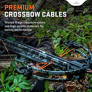 TenPoint Wicked Ridge Replacement Cables for Invader X4, Invader 400, Warrior Ultra Lite, Ranger X2, Rampage & Blackhawk 360 Crossbow Models (HCA-75017)