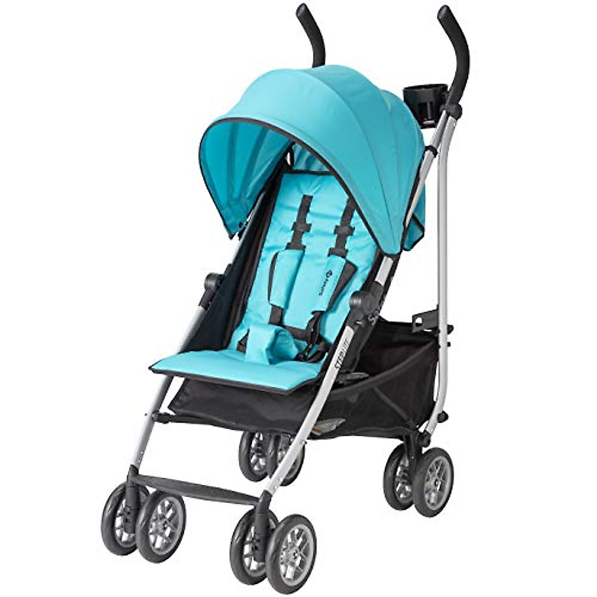 Safety 1st Step Lite Compact Stroller, Lightweight aluminum frame and a breeze to carry, at only 15 lbs, Fountain