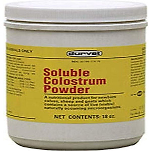 Durvet Soluble Colostrum Powder, 18 Ounce Container