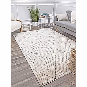 CosmoLiving by Cosmopolitan Area Rug, 8'0"x10'0", Alabaster