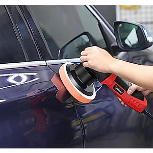 AVID POWER 6 Inch Buffing Polishing Pads 5Pcs for 6 Inch Backing Plate, Compound Buffing Sponge Pads for Car Buffer Polisher Compounding, Polishing and Waxing