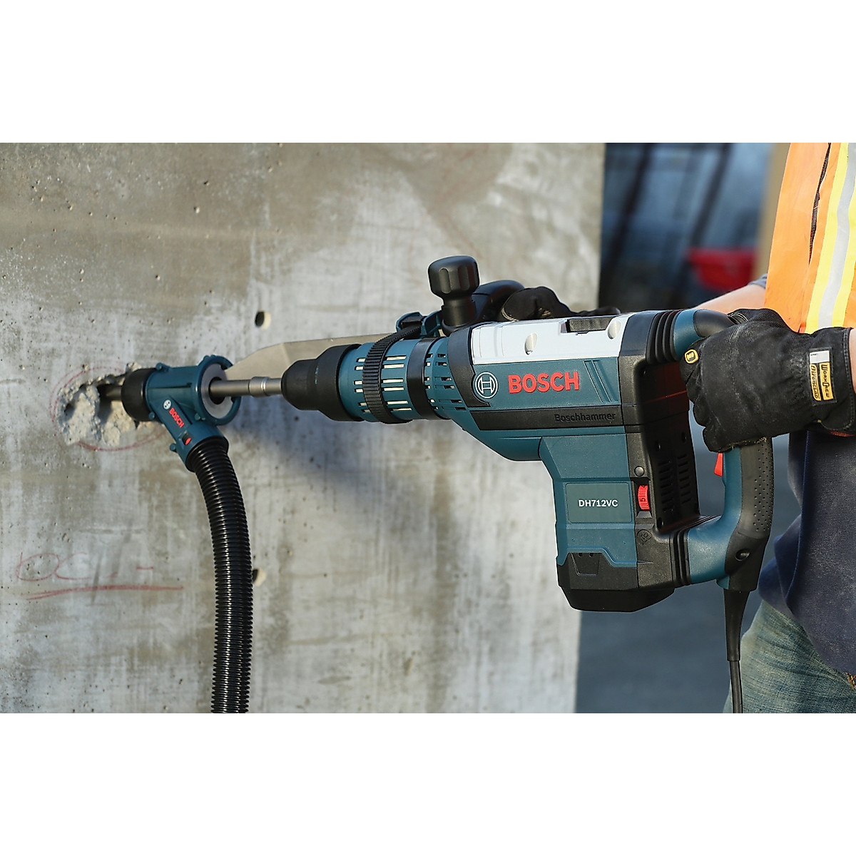 BOSCH HDC300 SDS-Max and Spline Hammer Dust Collection Attachment,Black