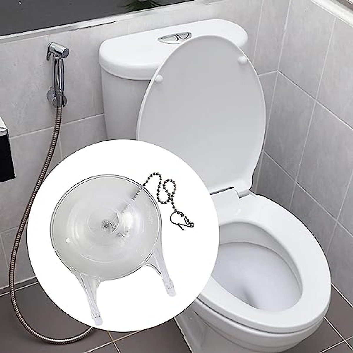 Generic Toilet Flapper Toilet Stopper Flapper for 3 inch Flush Valves High Performance Portable Toilet Tank Flush Valves Seal Stopper for Household