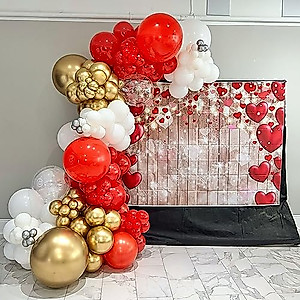 RUBFAC 36in Gold Giant Balloons, 5pcs Metallic Gold Latex Helium Balloons for Birthday Wedding Party Photo Shoot Baby Shower Decoration