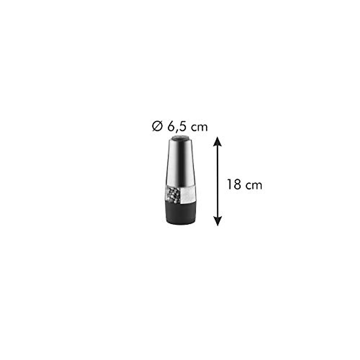 Tescoma Electric Pepper/Salt Mill, 2 in 1 President, Assorted, 9.1 x 9.1 x 21 cm