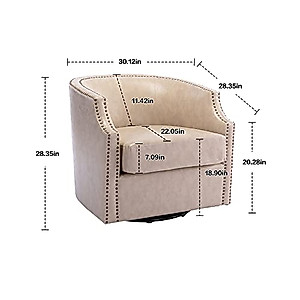 HomSof Glider Rocker Recliner, Polyester Rocking Chair for Nursery, Modern Lounge Accent Armchair for Living Room, One Size, Swivel Beige