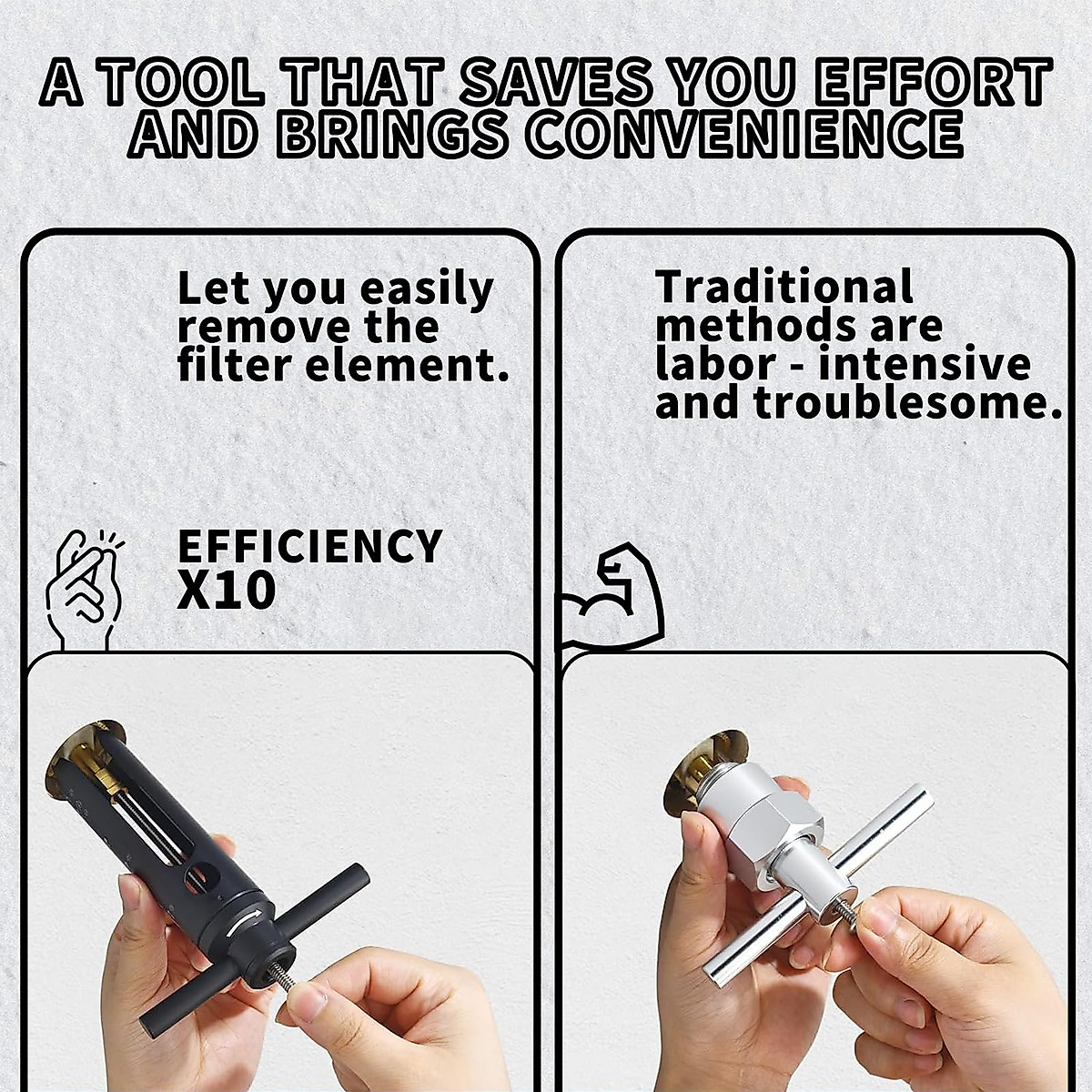 104421U Cartridge Removal Tool,Cartridge Puller Tool for Moen Shower Cartridge 1200,1222 & 1225 Series Single Handle Cartridges