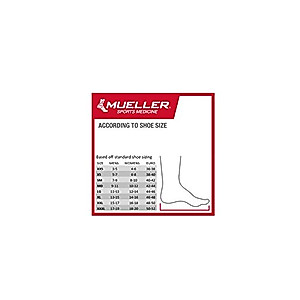 MUELLER Sports Medicine The One Ankle Support Brace, For Men and Women, Black, Medium