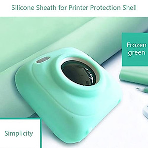 Do not apply Portable Instant Photo Printer Thermal Printers Office Electronics Photos and Bills Printer ive Case Silicone Case