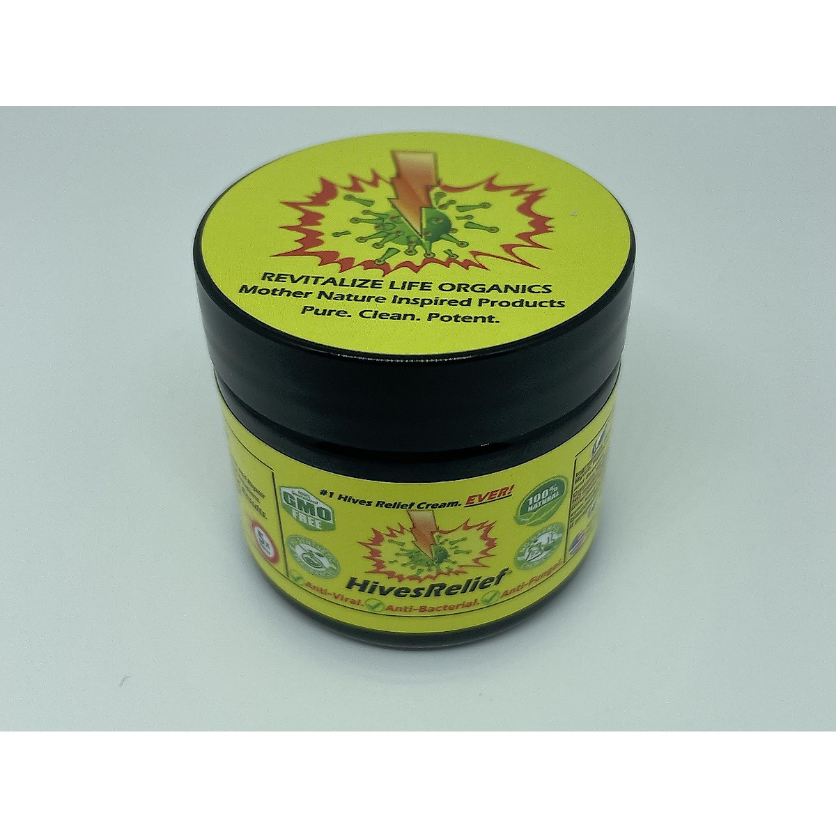 HivesRelief Cream - Fastest Acting Powerful Hives Relief Cream with 100% Natural Formula - Gentle Skin Irritation Cream for Hives Itchiness, Redness & Rashes - for Adults & Kids