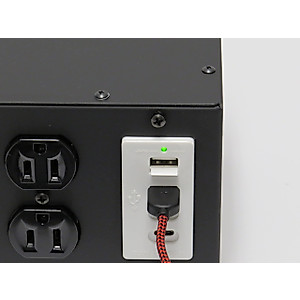 ZeroSurge 6R15W-4USB - 6 Outlet Plug-in Surge Protector and 4 Port USB Charger Version 2