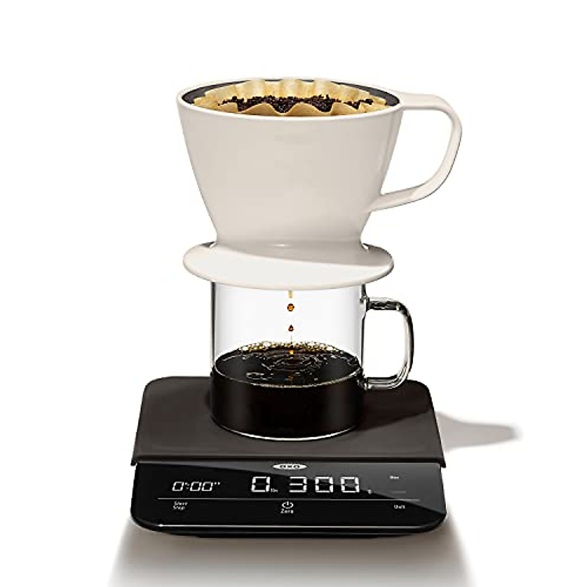 OXO BREW 6 Lb. Precision Coffee Scale with Timer, Black