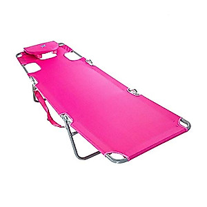 Ostrich Chaise Lounge Folding Portable Sunbathing Poolside Beach Chair (2 Pack)