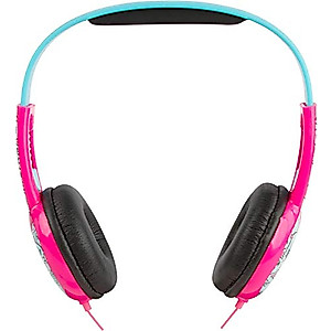 L.O.L. Surprise! Kids Safe Over The Ear Headphones HP2-03136 | Kids Headphones, Volume Limiter for Developing Ears, 3.5MM Stereo Jack, white/black Recommended for Ages 3-9, by Sakar