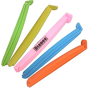 Dianoo 20PCS Food Sealing Clips for Kitchen, Seal Sealing Bag Clips, 11.5CM (Random Colors)