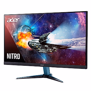 Acer Nitro VG271U Pbmiipx 27" WQHD (2560 x 1440) IPS AMD Radeon FREESYNC Gaming Monitor, 144Hz, VESA Certified Display HDR400, DCI-P3, (2 HDMI 2.0 & 1 Display Port), Black