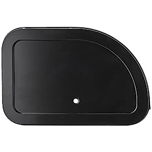 Brabantia Roll Top Bread Box (Matt Steel Fingerprint Proof) Large Front Opening Flat Top Bread Box, Fits 2 Loaves, Ideal for Kitchen Counter