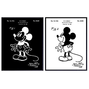 Original Patent print Set - Vintage Wall Art & Decor - Unique Gift for World Fans - decoration for Boy, Girl, Child Room or Nursery - 8x10 UNFRAMED Wall Art Poster