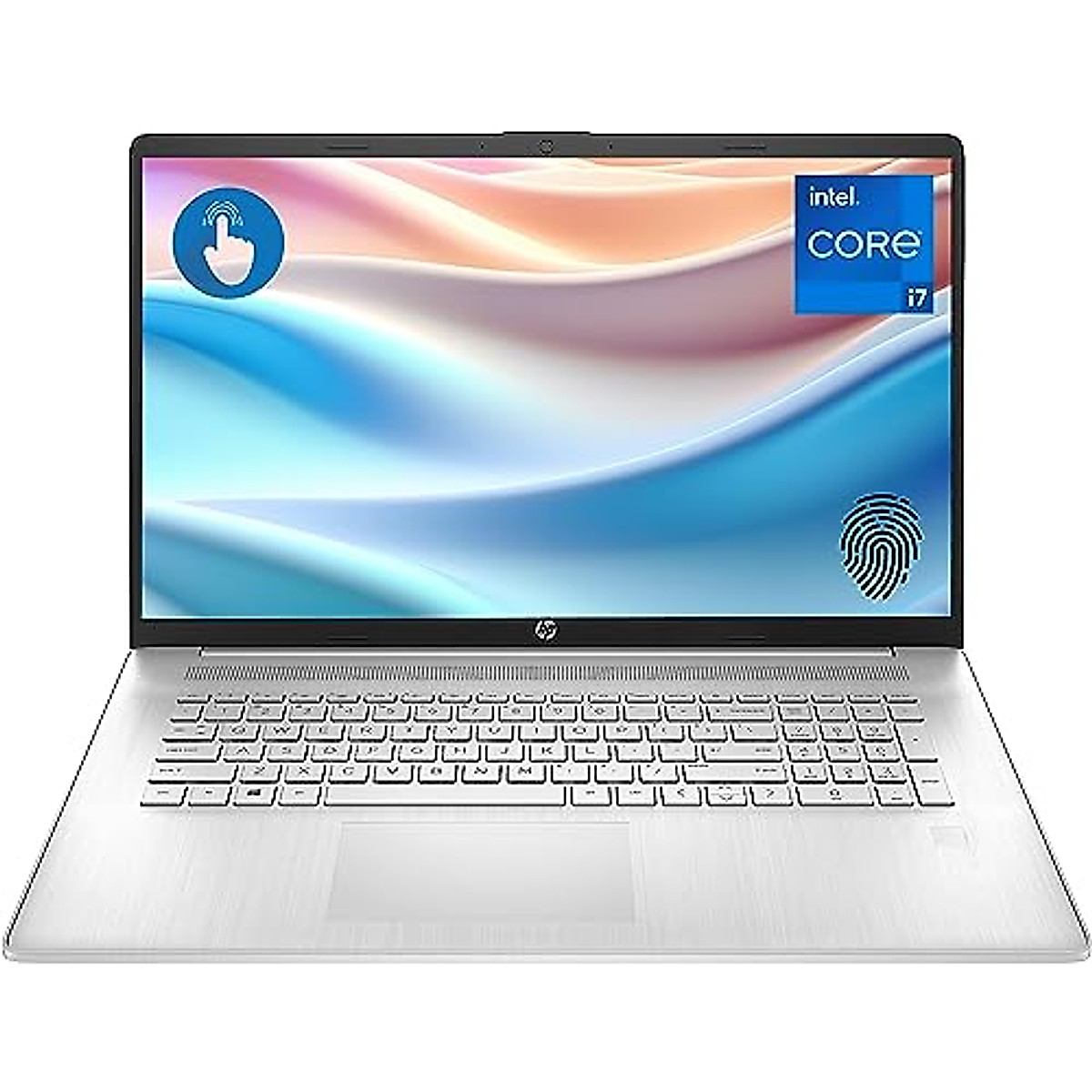 HP Essential 17 Laptop, 17.3" HD+ Touchscreen, Intel Core i7-1255U, 32GB RAM, 2TB SSD, Webcam, HDMI, Wi-Fi 6, Backlit Keyboard, Fingerprint Reader, Windows 11 Home