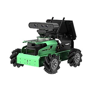 HIWONDER Jetson Nano Robot Voice Recognition Modeling SLAM Mapping/Navigation with 7In Touchscreen Robotic Car AI Vision Robotic Kit (Advanced Kit with SLAMTEC A1 Lidar)